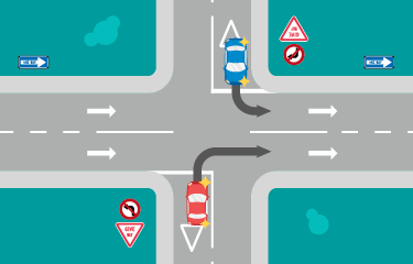 Turning onto multi-lane roads | Drive