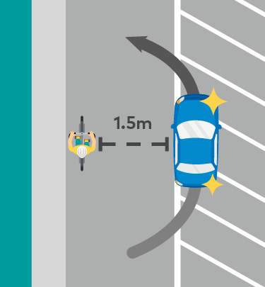 Passing cyclists | Drive