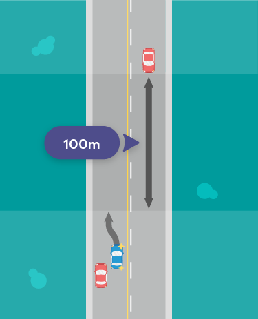 When can you pass at a no-passing line? | Drive