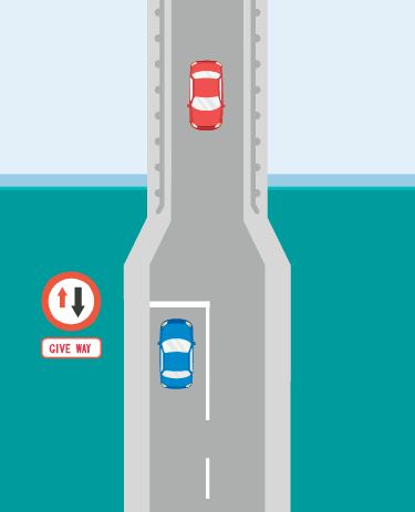 One Lane Bridge Sign One Lane Bridge : Hall, Pip, Smith, Philip,