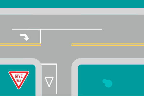 Leaving a merge lane after turning right at an intersection | Drive